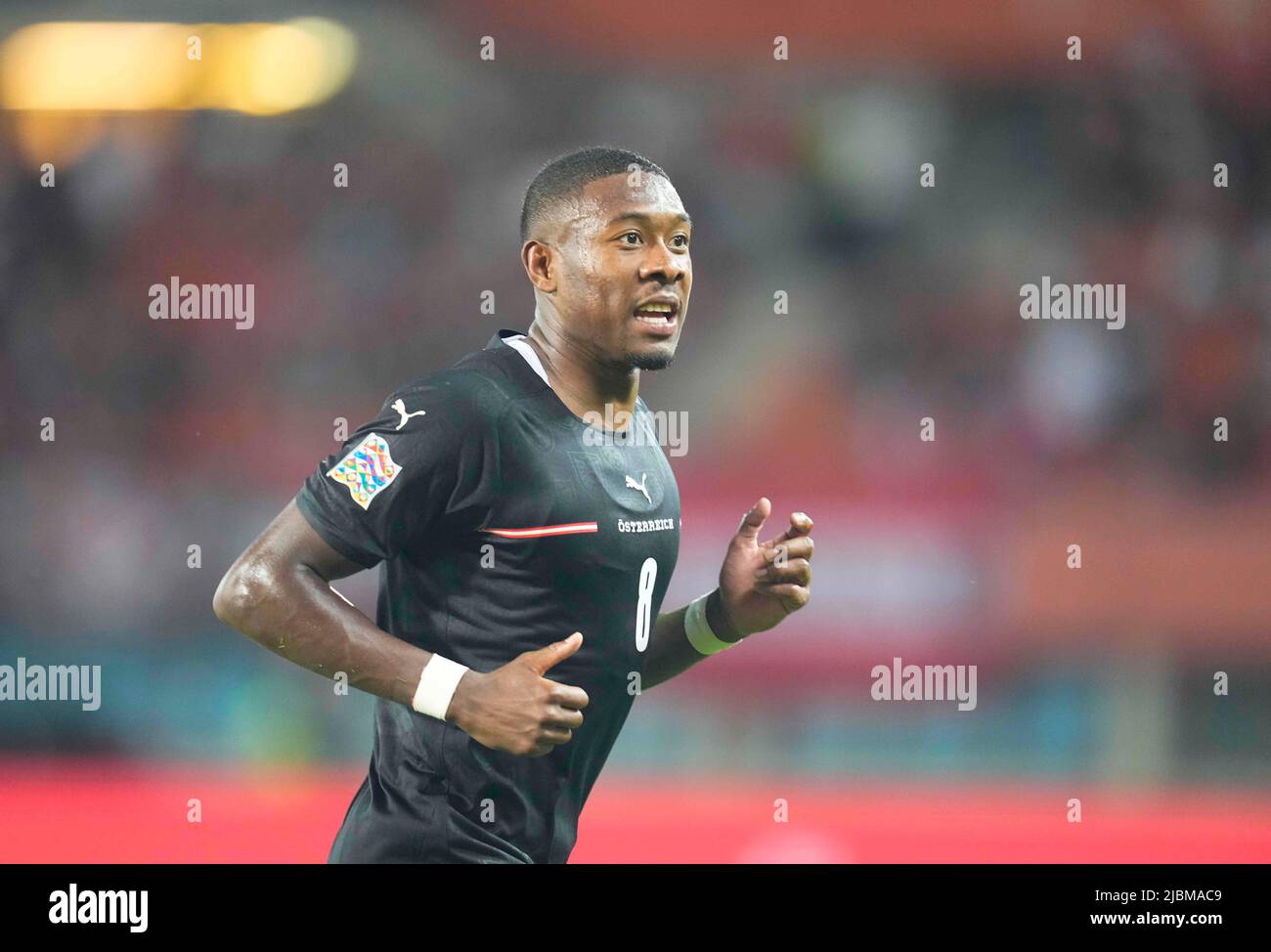 Ernst-Happel Stadium, Vienna, Austria. 6th June, 2022. David Alaba of ...