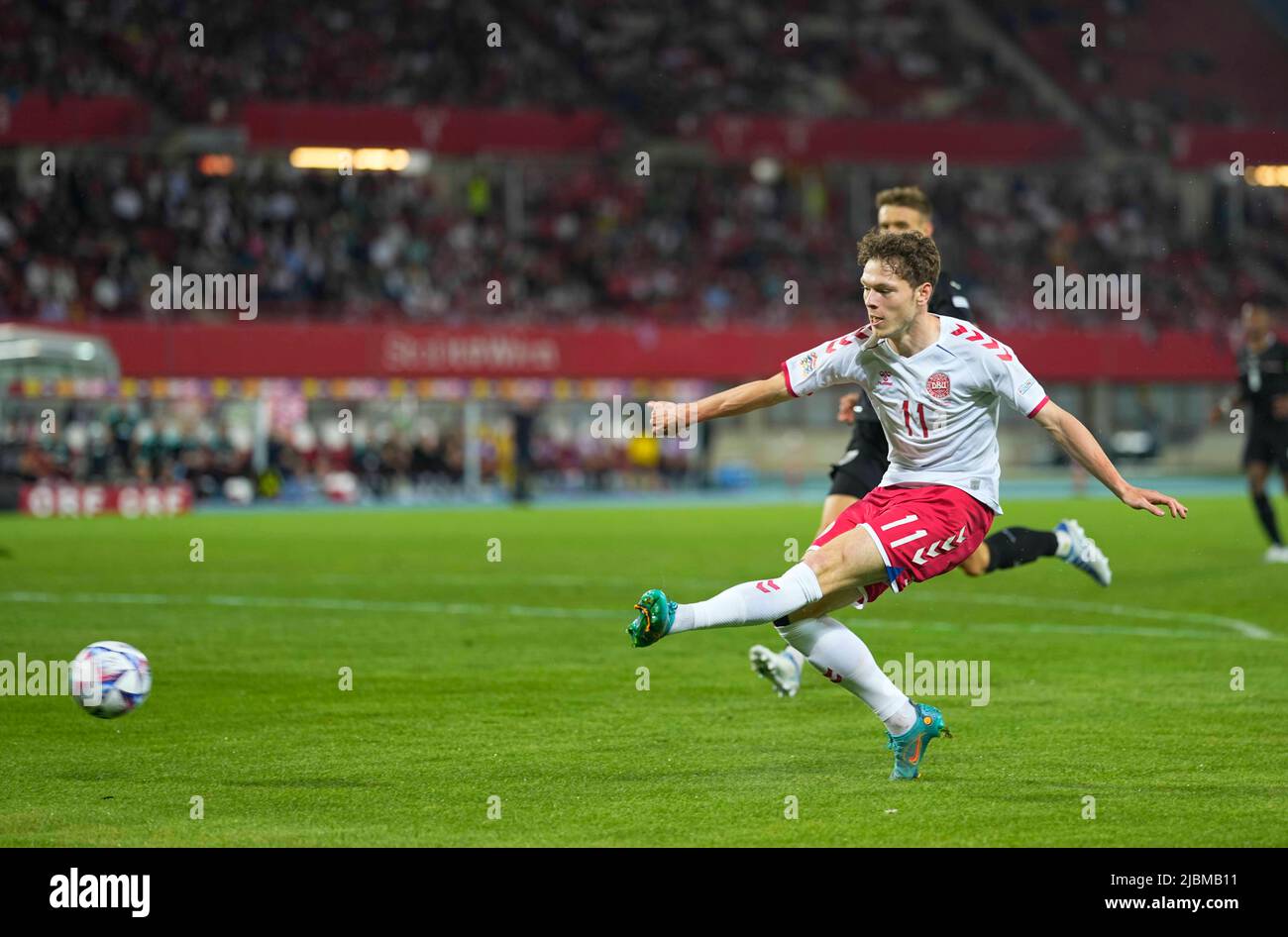 Ernst-Happel Stadium, Vienna, Austria. 6th June, 2022. Andreas Skov ...