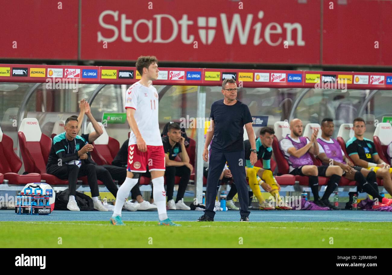 Ernst-Happel Stadium, Vienna, Austria. 6th June, 2022. Ralf Rangnick ...