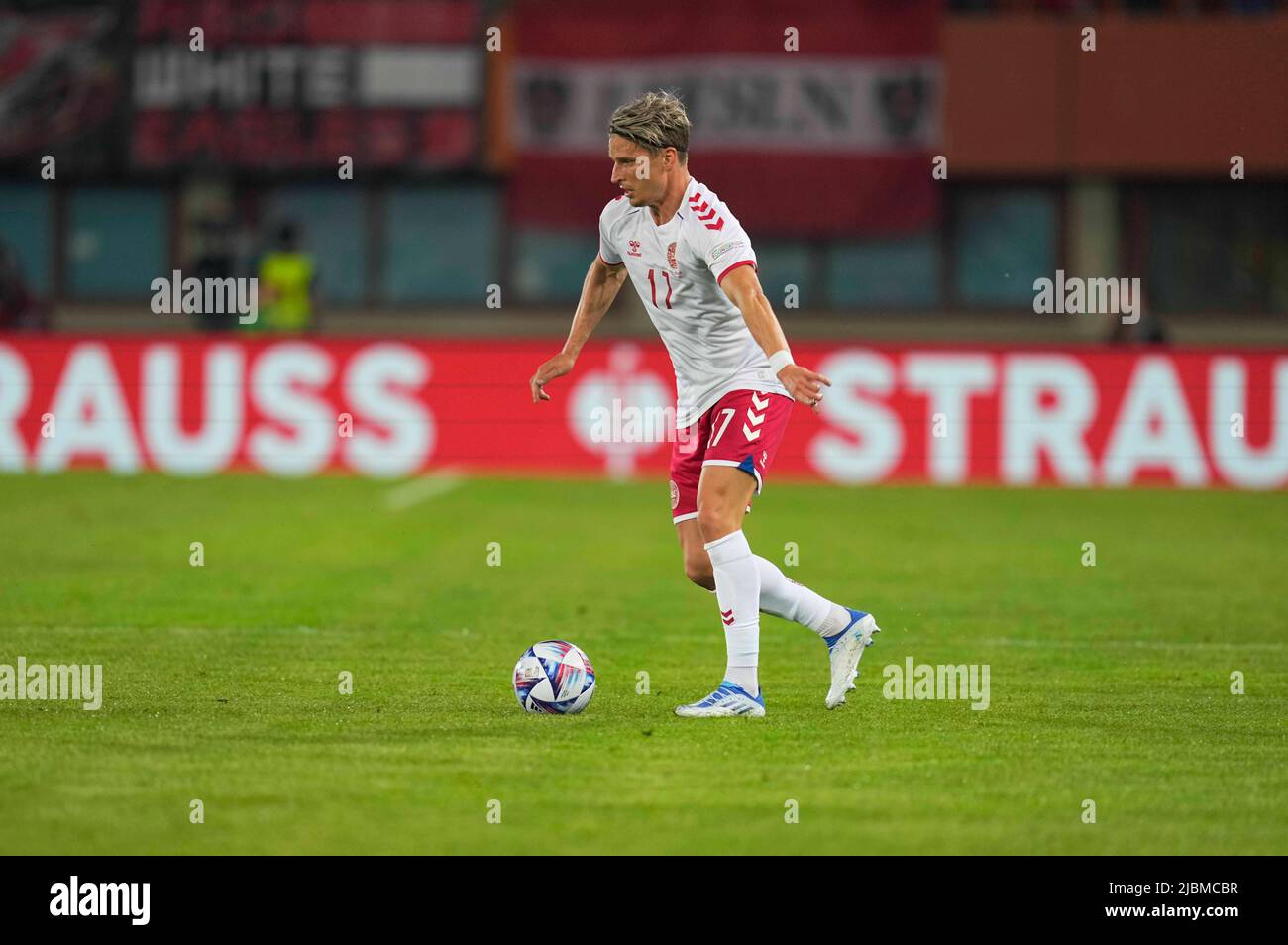 Ernst-Happel Stadium, Vienna, Austria. 6th June, 2022. Andreas Skov ...