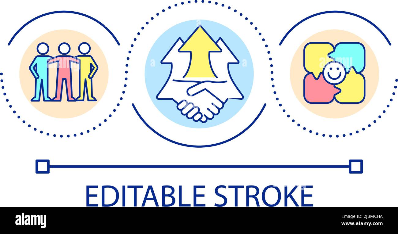 Better together circle Stock Vector Images - Alamy