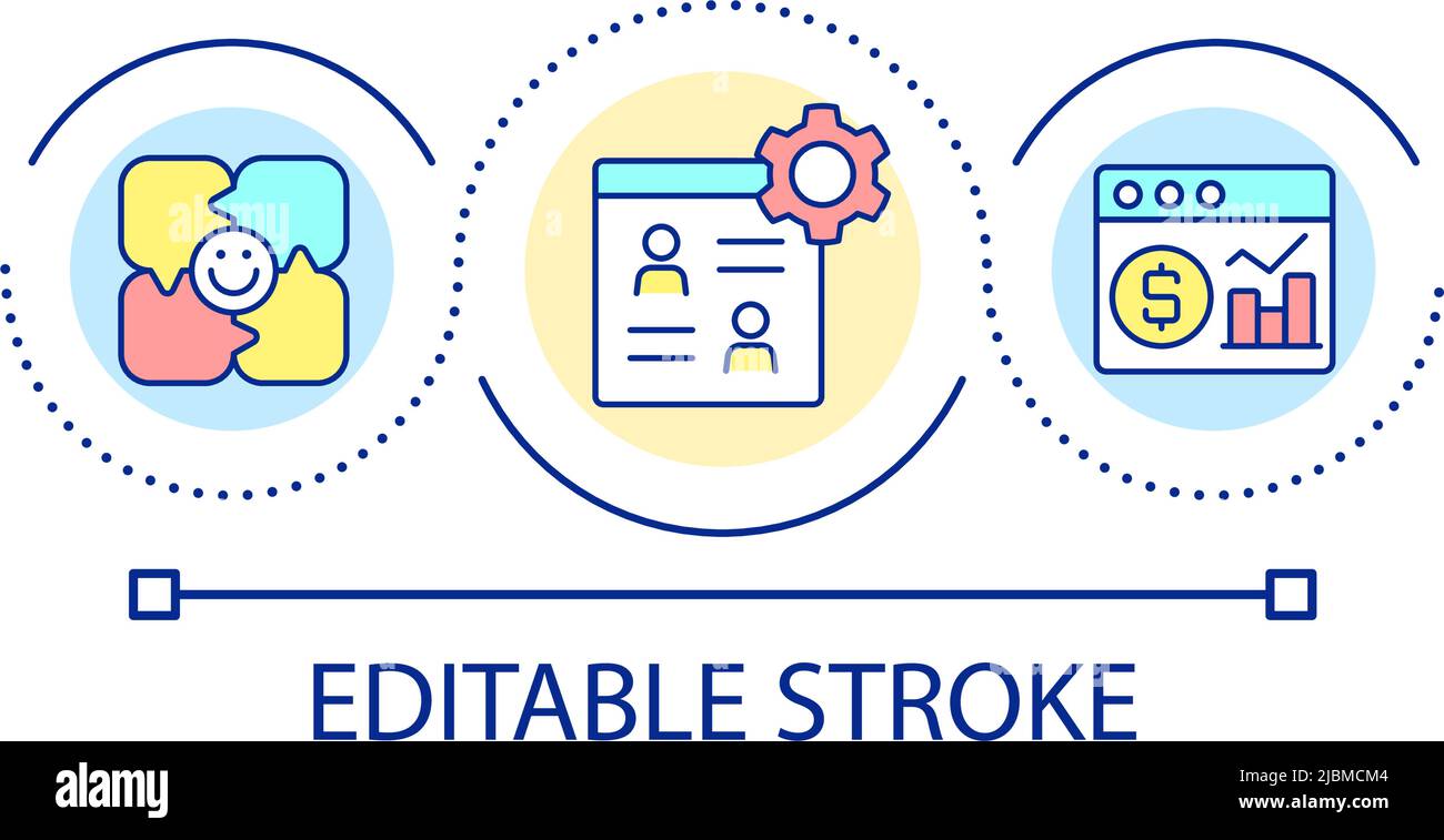 Maximizing company performance loop concept icon Stock Vector Image ... Maximizing company performance loop concept icon Stock Vector Image ...