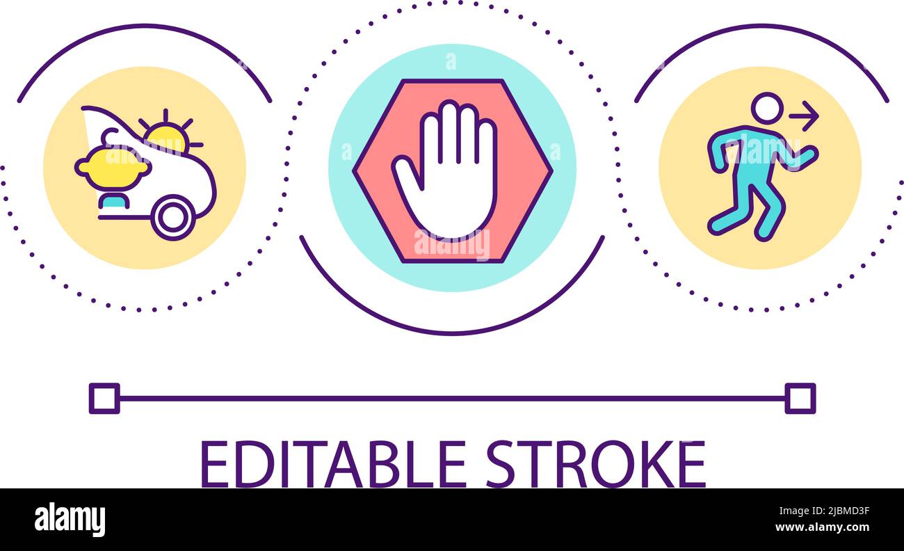 Alone in his car Stock Vector Images - Alamy