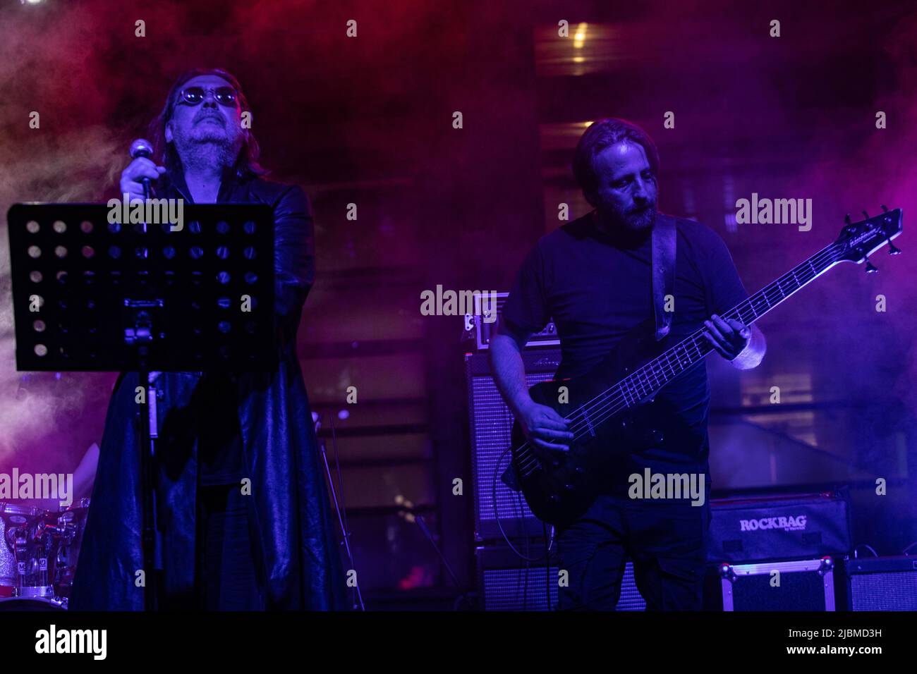 June. 4th 2022. Zagreb, Croatia - Mizar, the cult Macedonian goth rock ...