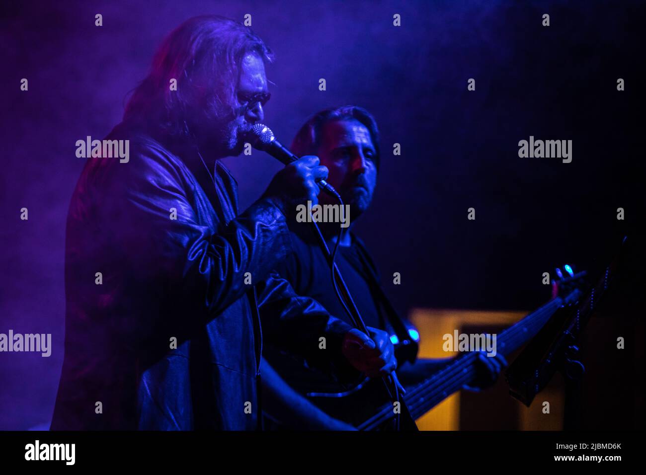 June. 4th 2022. Zagreb, Croatia - Mizar, the cult Macedonian goth rock ...