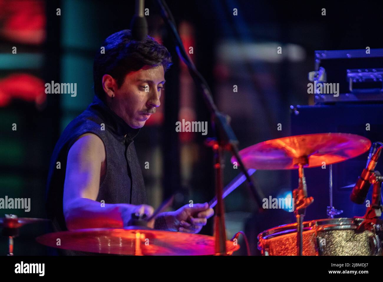 June. 4th 2022. Zagreb, Croatia - Mizar, the cult Macedonian goth rock ...