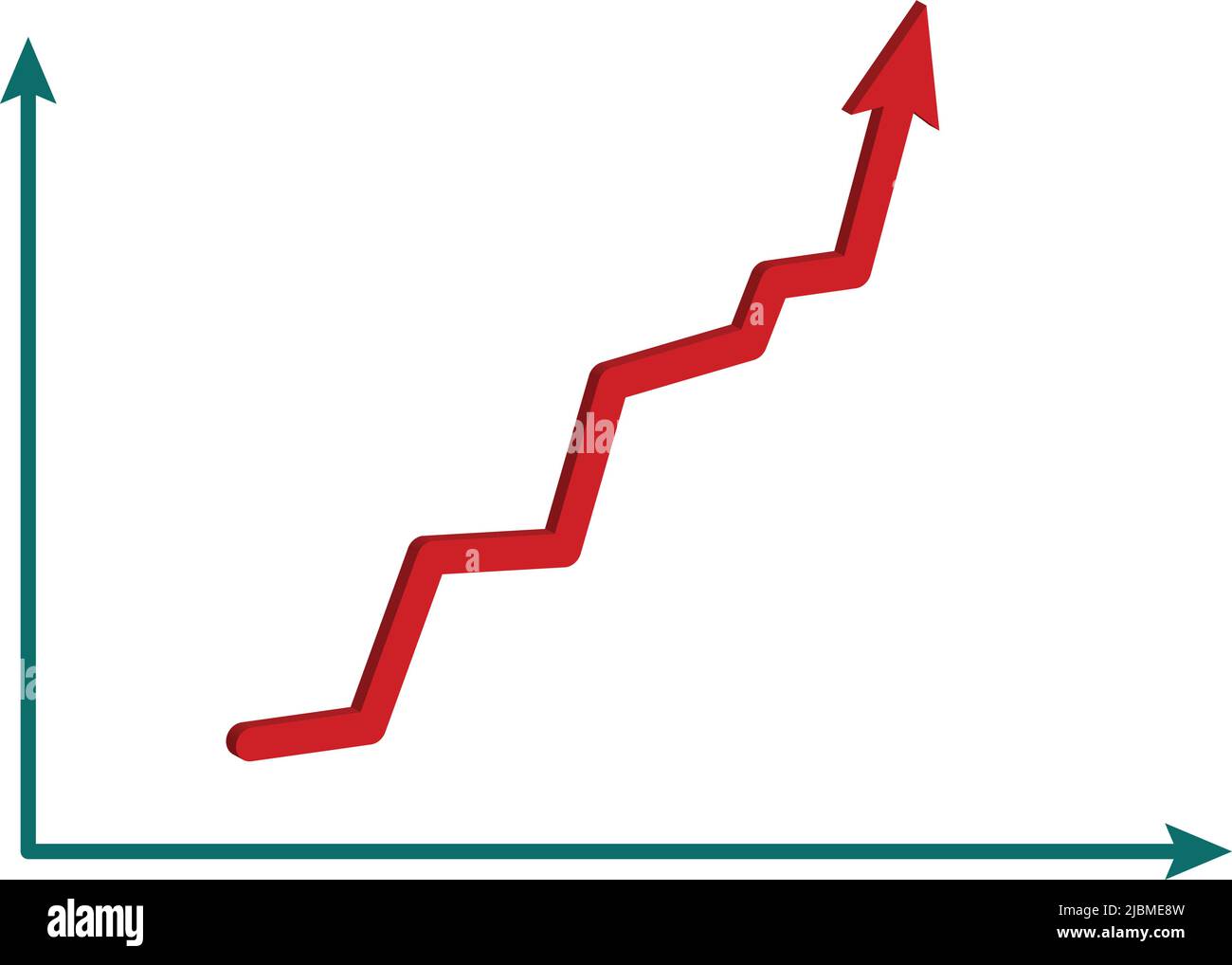 Concept vector illustration stock market falling hi-res stock ...