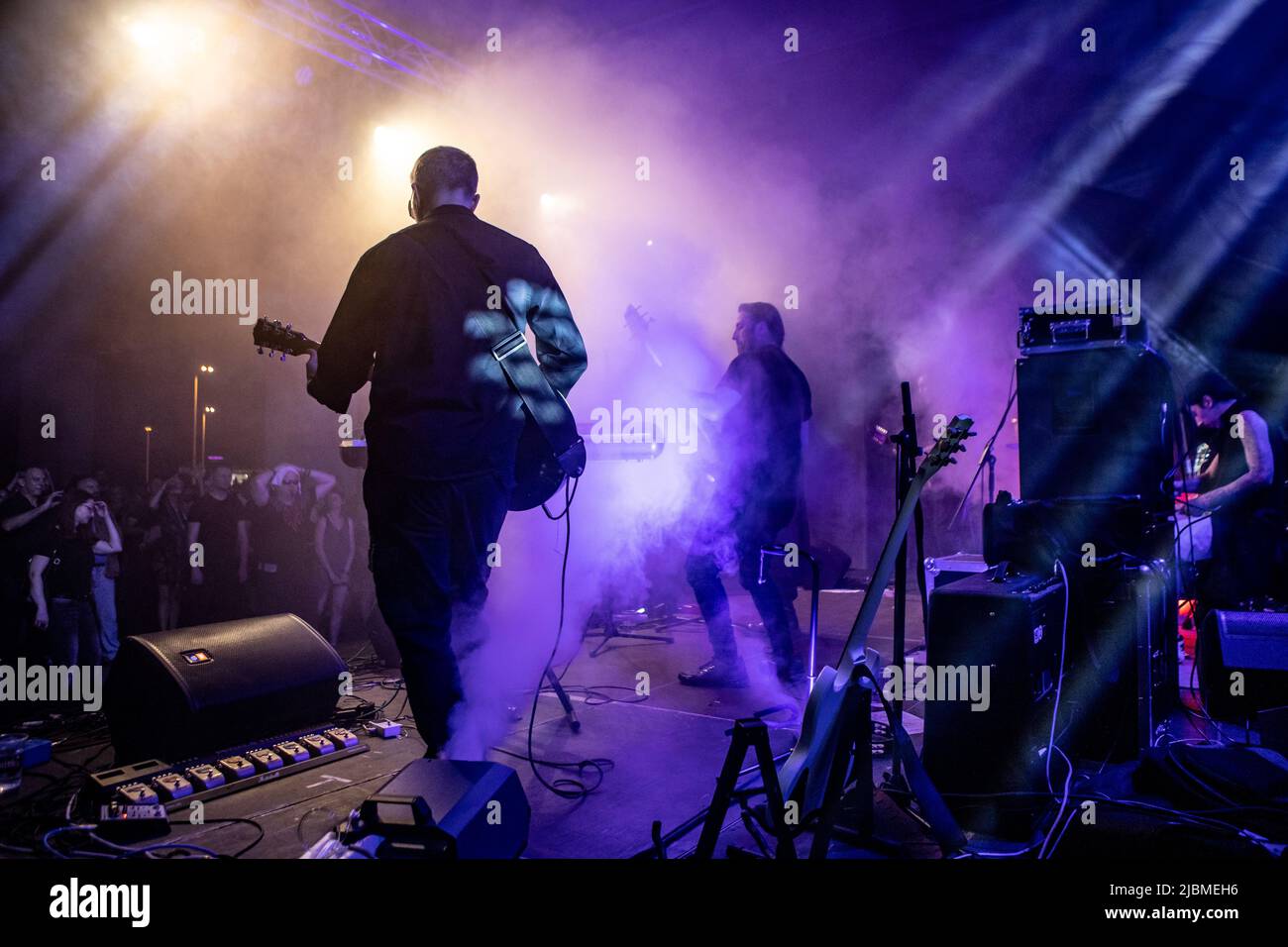 June. 4th 2022. Zagreb, Croatia - Mizar, the cult Macedonian goth rock ...