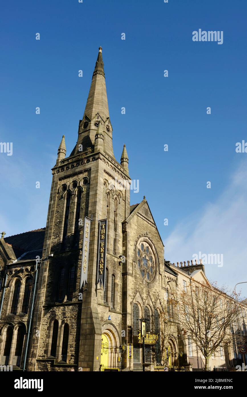 The exterior of The Friary on St Leonards Gate Lancaster UK Stock Photo ...