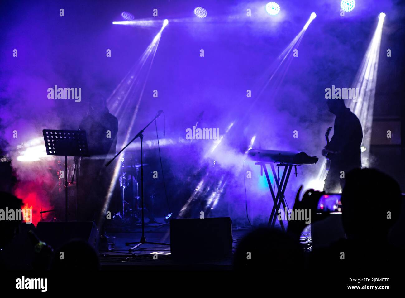 June. 4th 2022. Zagreb, Croatia - Mizar, the cult Macedonian goth rock ...