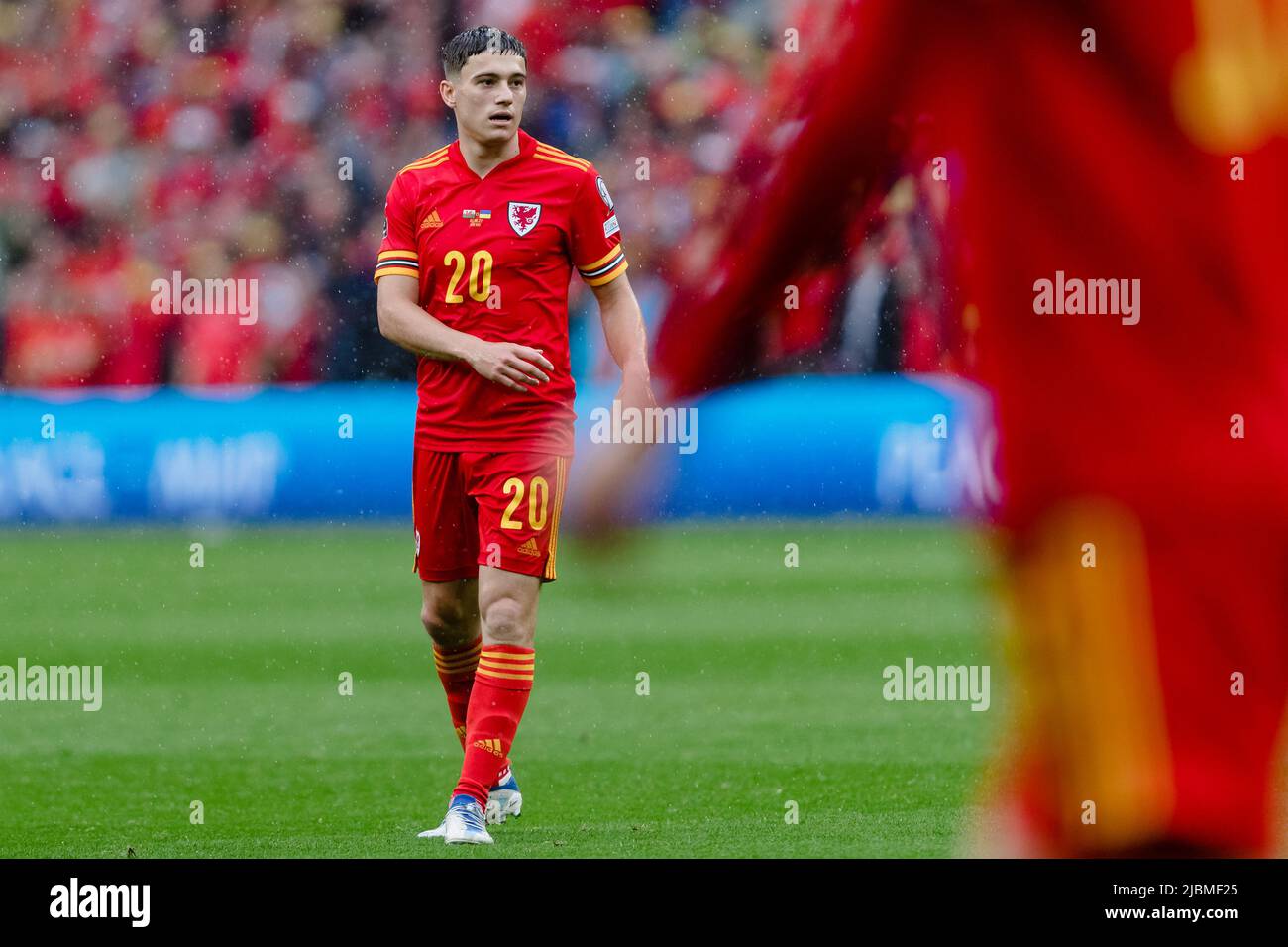 CARDIFF, WALES - 05 JUNE 2022: Wales' Dan James during he 2022 FIFA ...