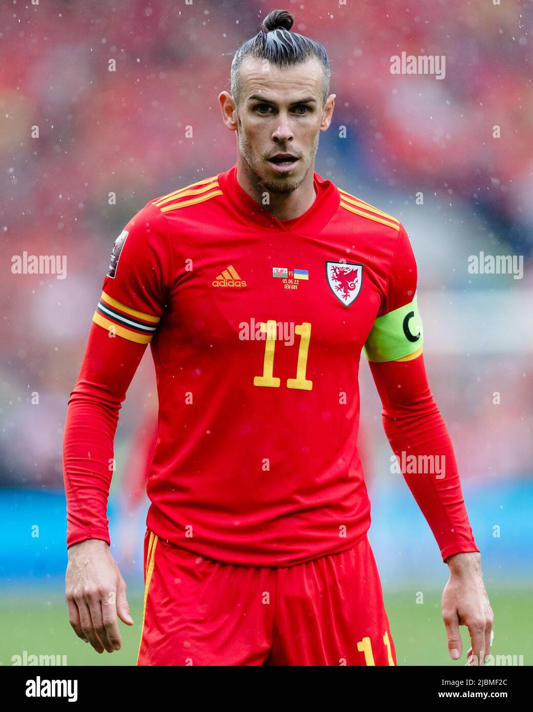 CARDIFF, WALES - 05 JUNE 2022: Wales' Gareth Bale during he 2022 FIFA ...