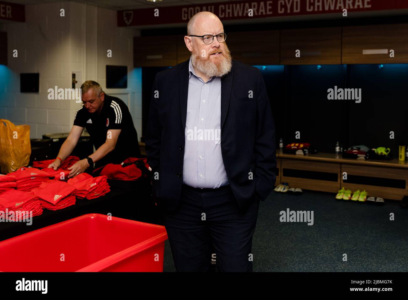 CARDIFF, WALES - 05 JUNE 2022:Wales’ Head of International Affairs Mark ...