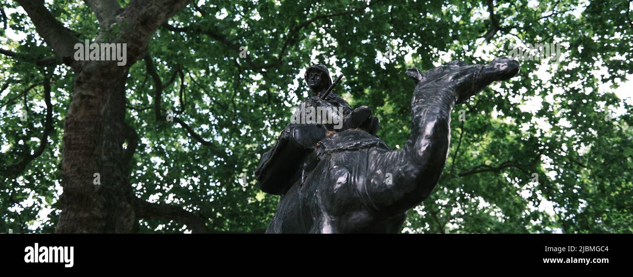 Camel Corps Monument Stock Photo - Alamy