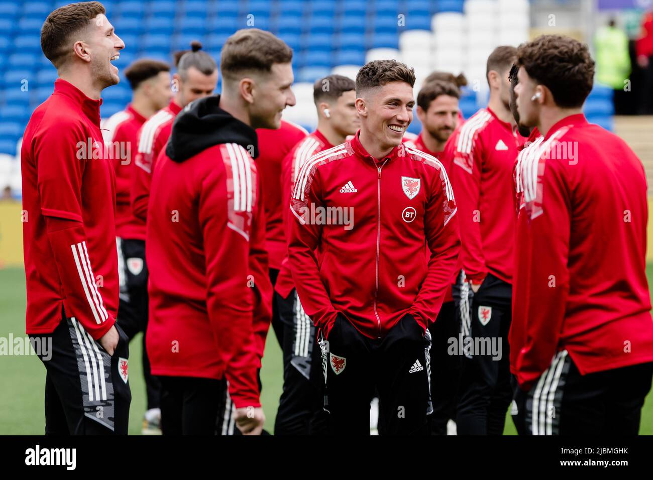CARDIFF, WALES - 05 JUNE 2022: Wales' Harry Wilson prior to the 2022 ...