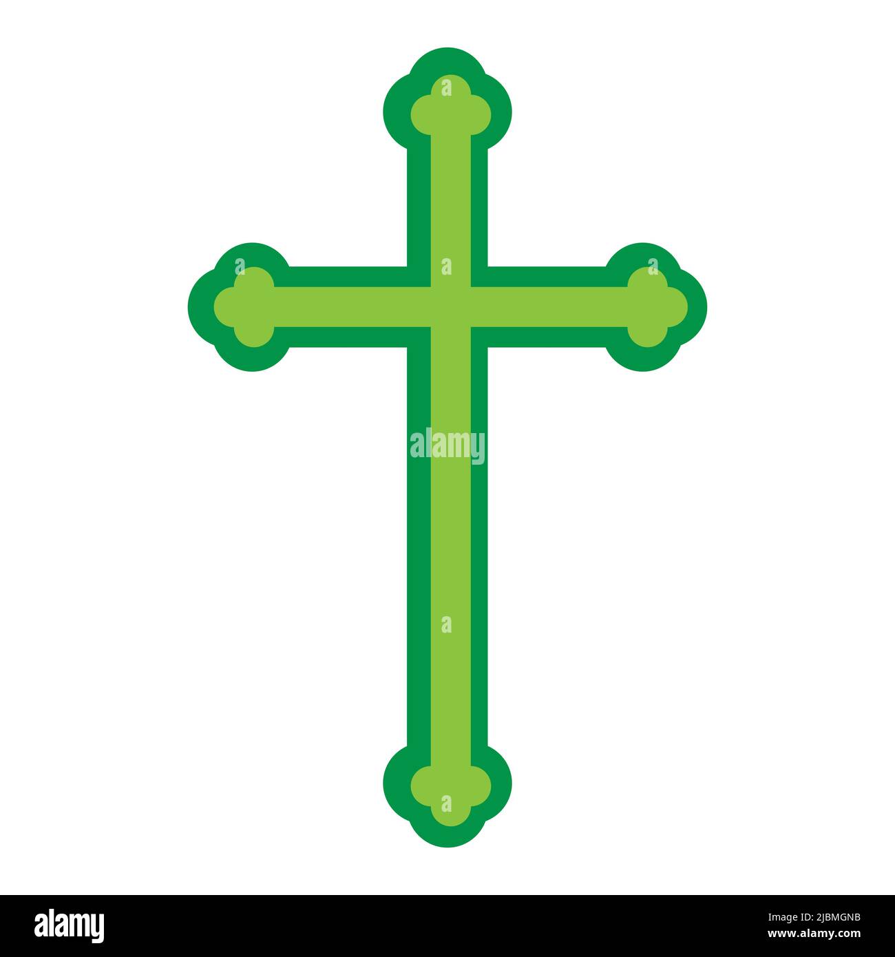 Illustration cross symbol on Cut Out Stock Images & Pictures - Alamy