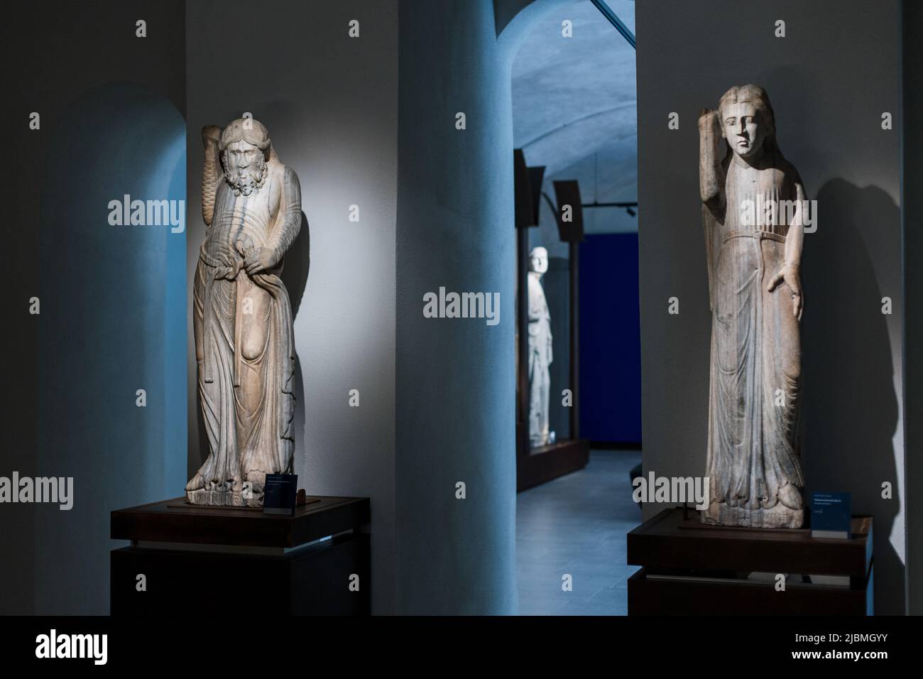 church statues in the catholic museum in italy Stock Photo - Alamy