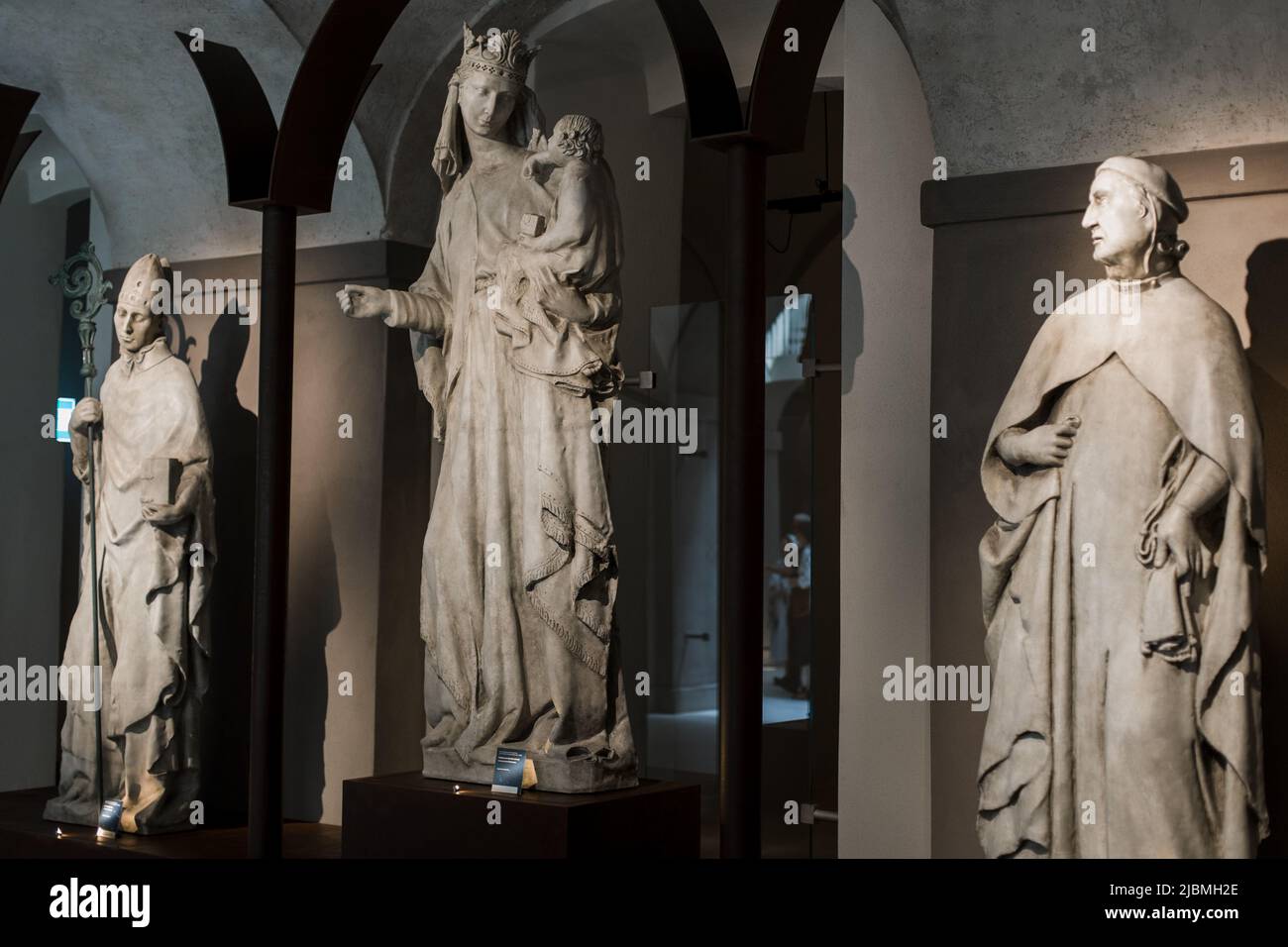 church statues in the catholic museum in italy Stock Photo - Alamy