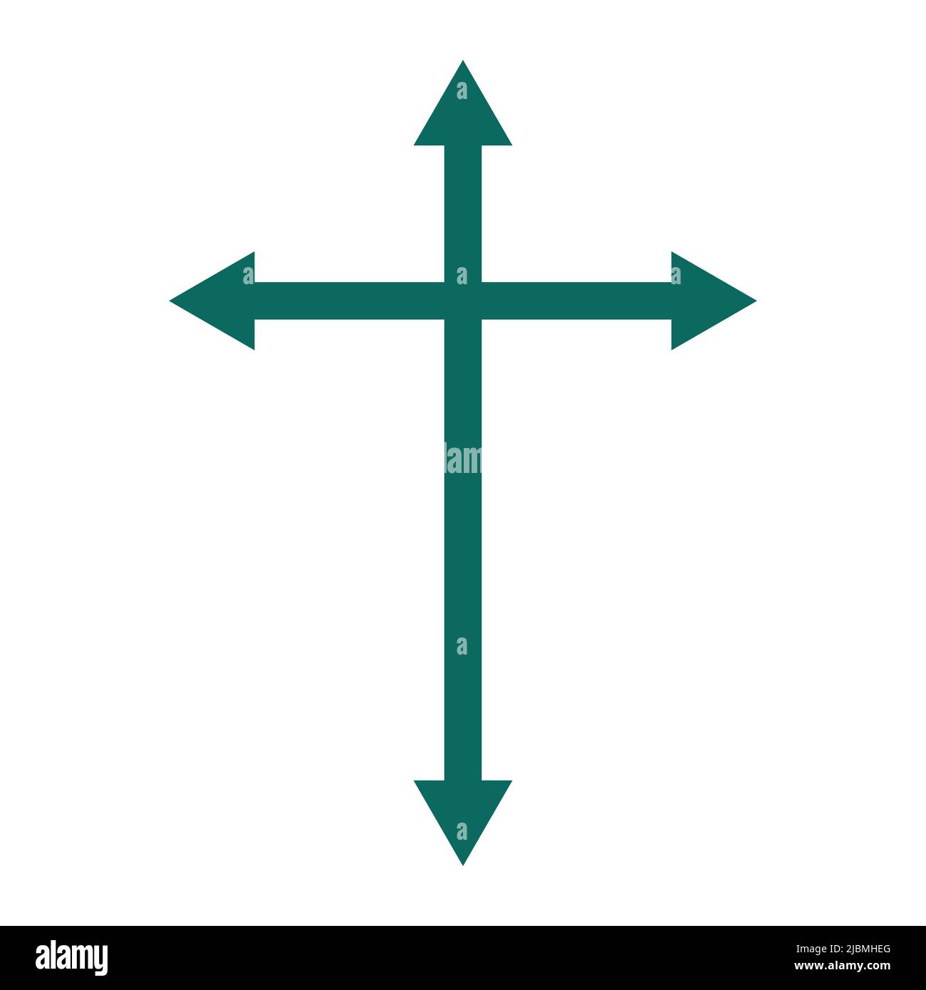 Circle and cross Stock Vector Images - Alamy