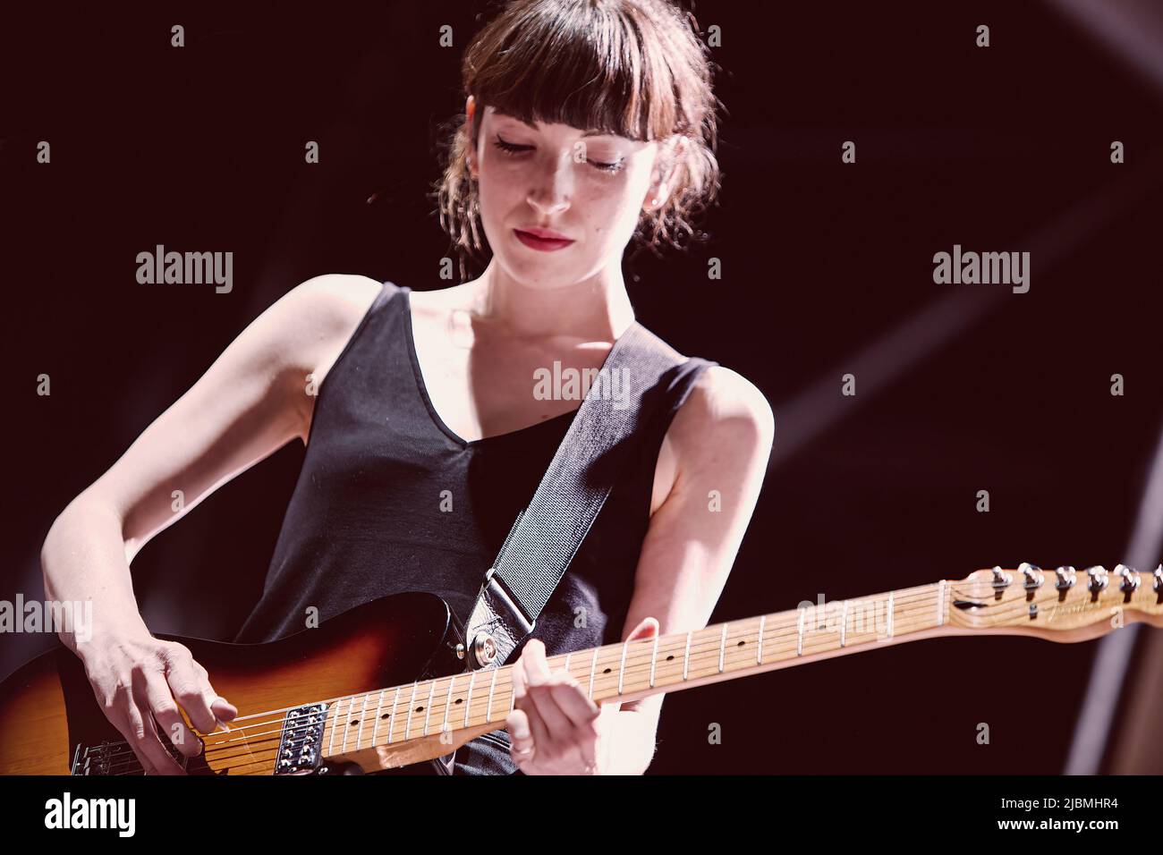 Elena Tonra of Daughter band performs live on stage in Rome. (Photo by ...