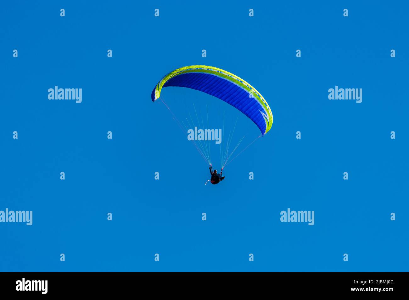 Italy Veneto - Mount Grappa - paragliding Stock Photo - Alamy