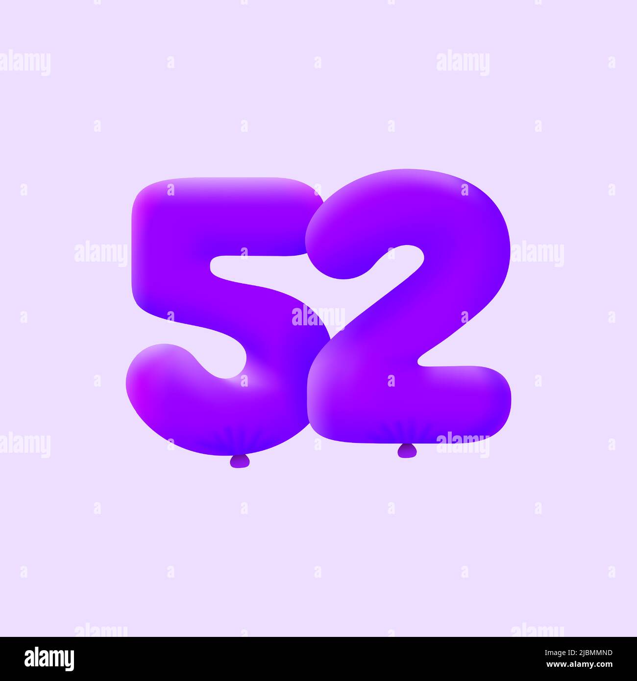 Number 52 Stock Vector Images - Alamy