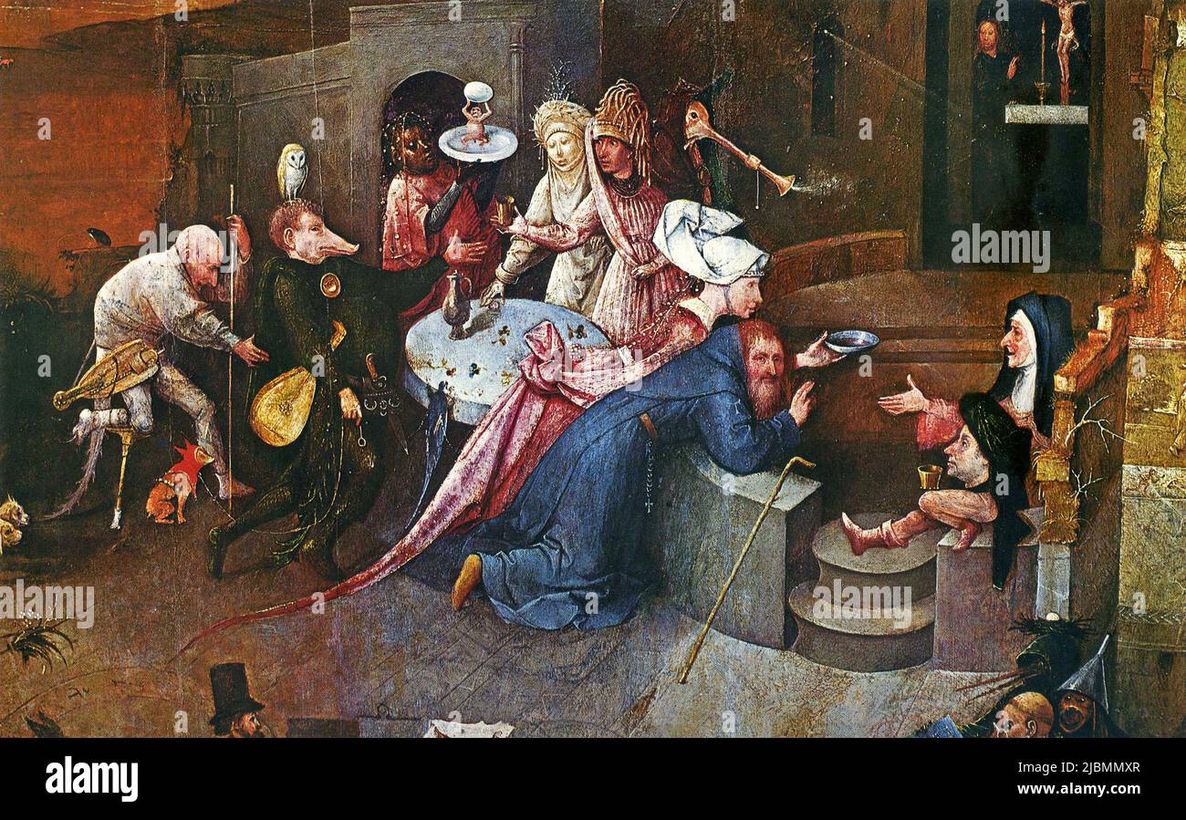 "The Temptation of St.Anthony", central panel of the triptych by ...