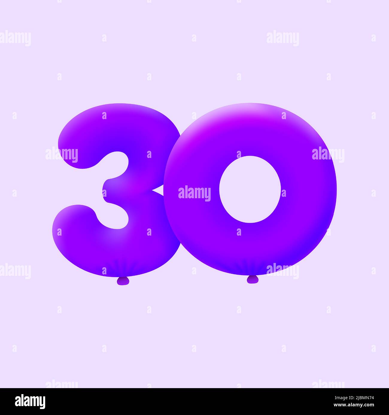 30 birthday balloons Stock Vector Images - Alamy