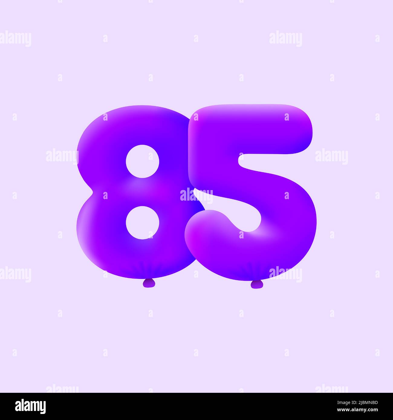Balloon number 85 Stock Vector Images - Alamy