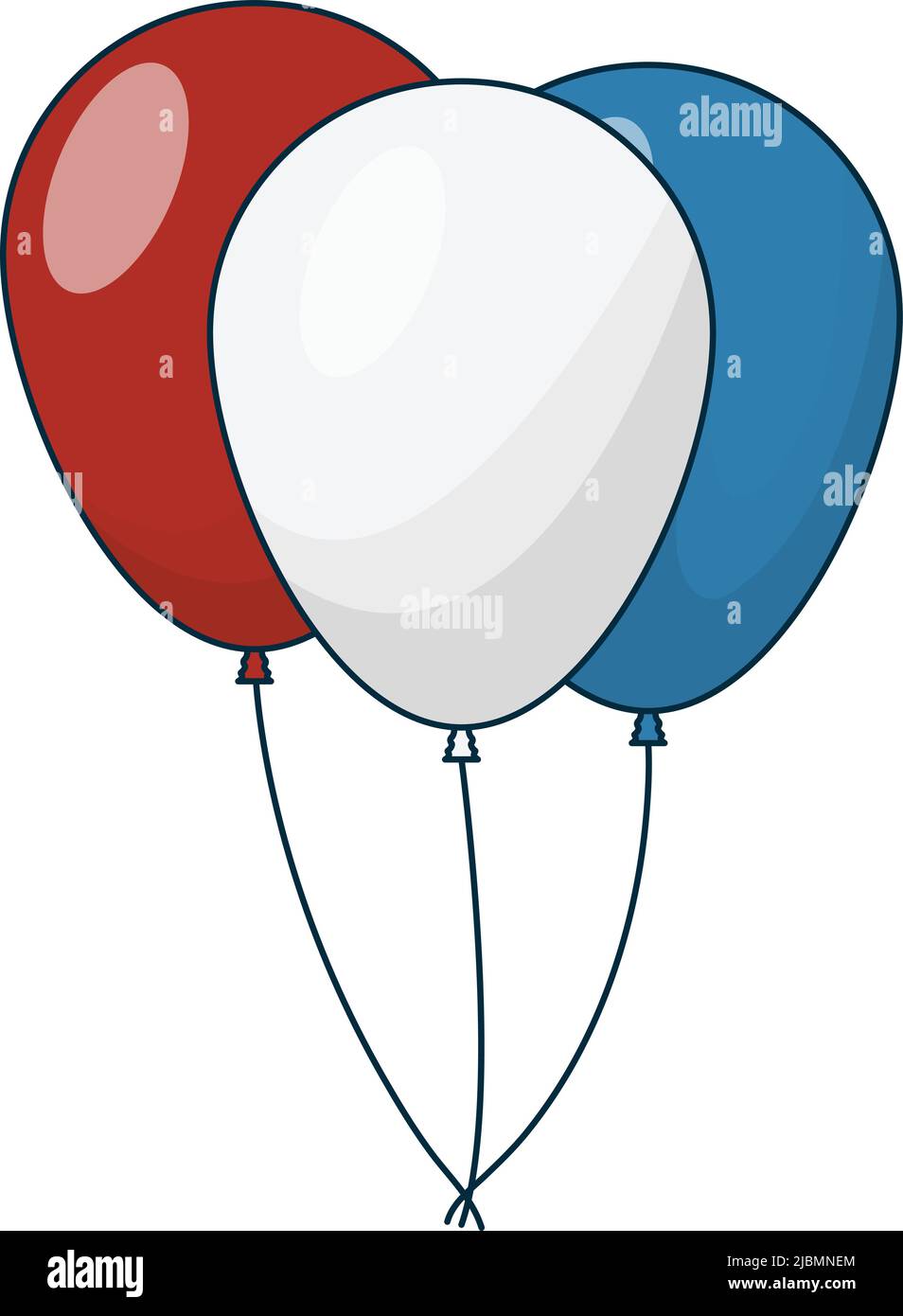 Balloons american independence day Stock Vector Images - Alamy
