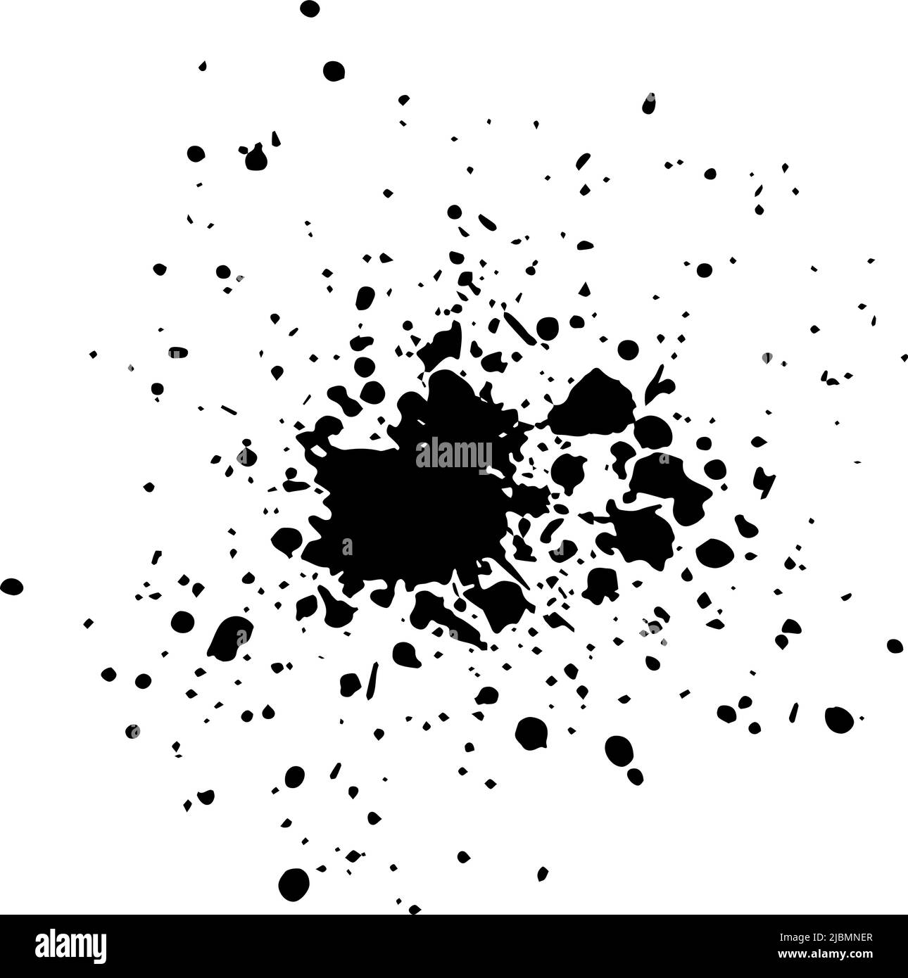 Ink drops texture. Grunge black paint stain Stock Vector Image & Art ...