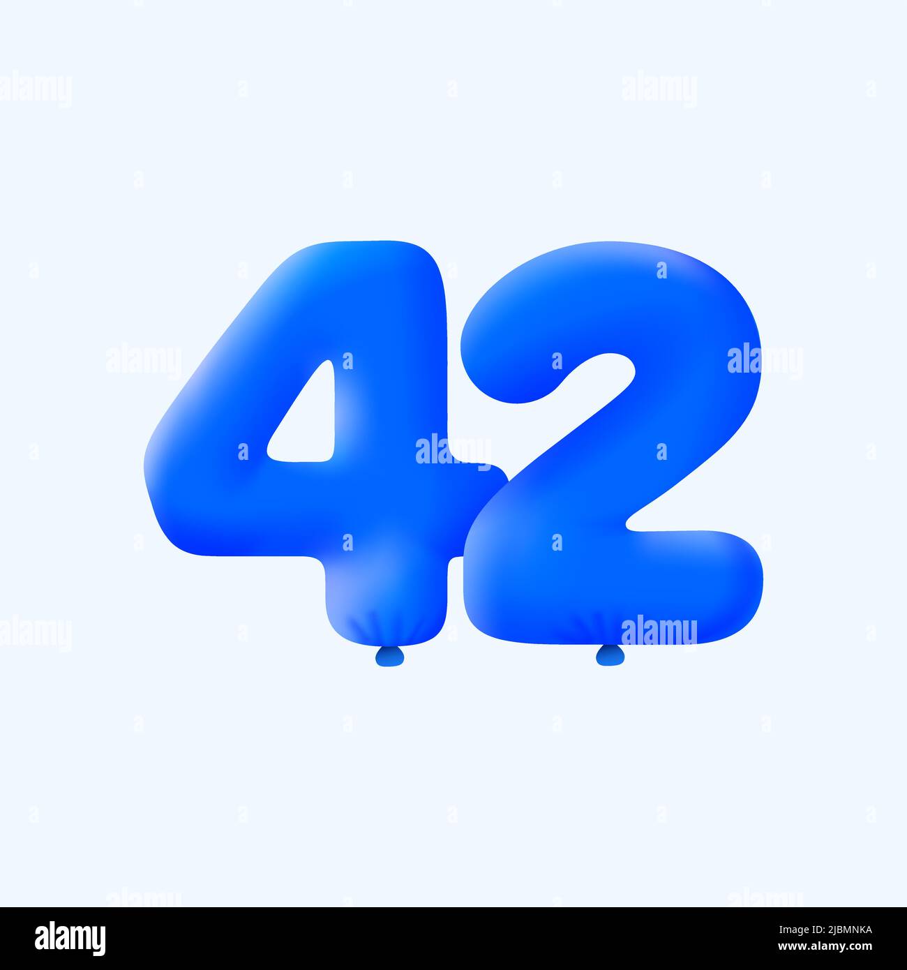 Balloon number 42 Stock Vector Images - Alamy