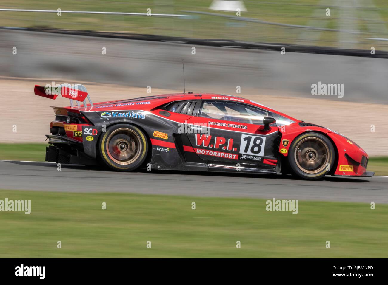 Michael Igoe, British GT Saturday practice, Donington park, UK, 28th ...