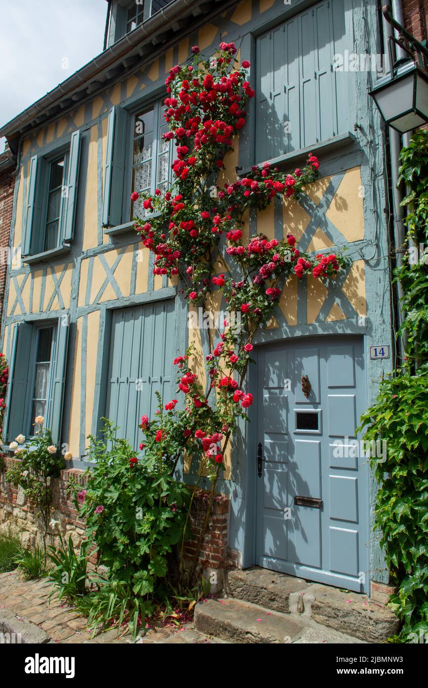 Tourist destination, one of most beautiful french villages, Gerberoy ...