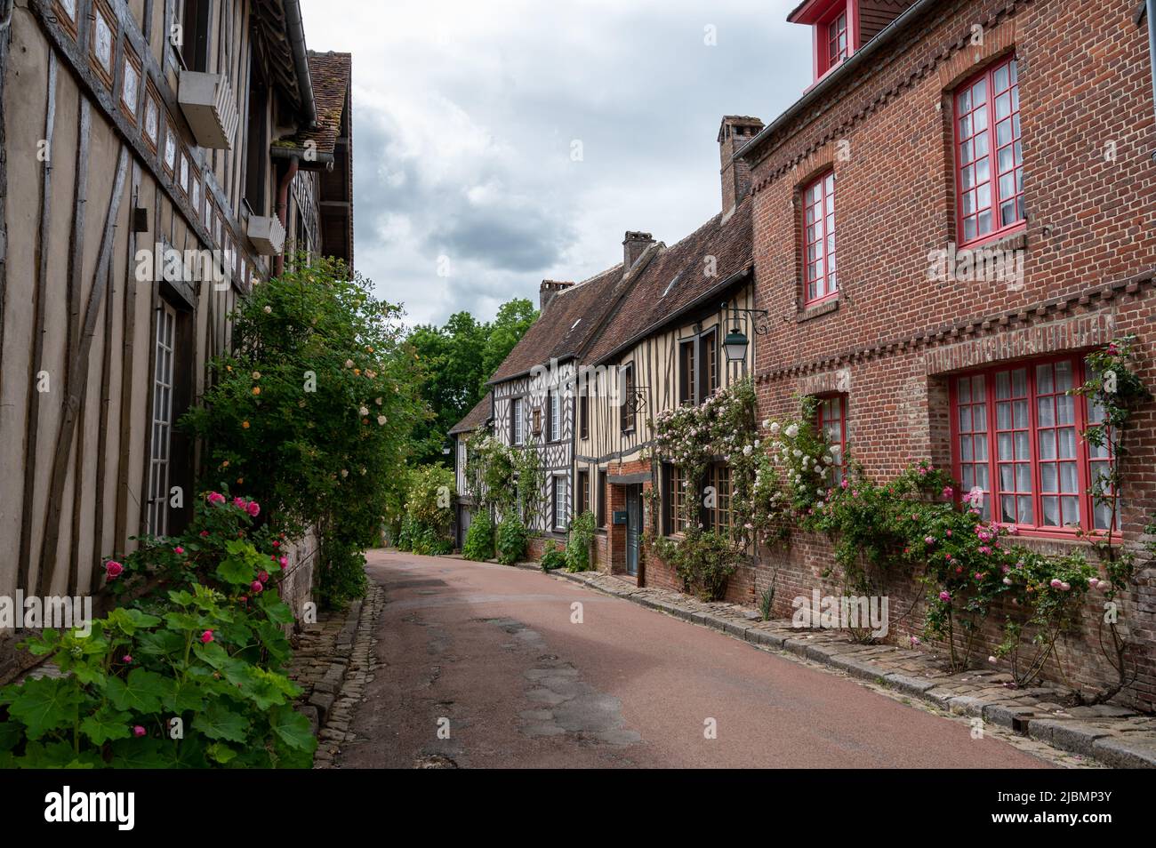 Tourist destination, one of most beautiful french villages, Gerberoy ...