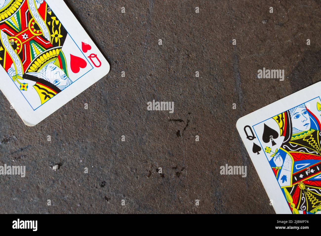Confrontation between two women. Cards concept Stock Photo - Alamy Confrontation between two women. Cards concept Stock Photo - Alamy