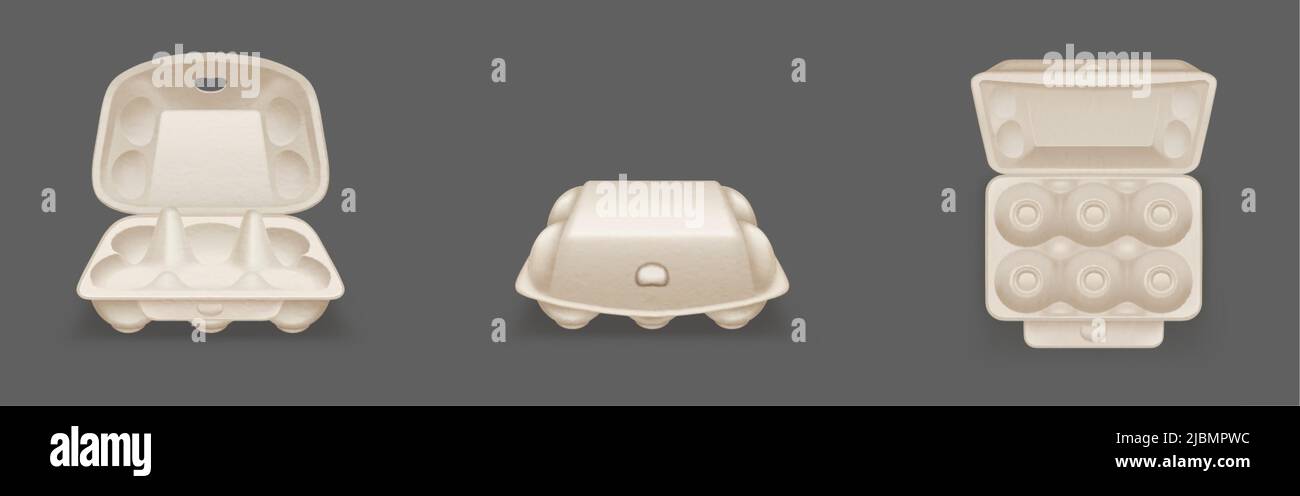 Empty egg case Stock Vector Images - Alamy