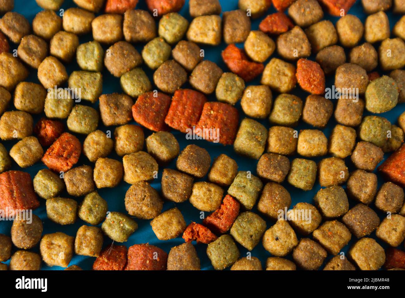 Cat food or dog background. Dry cat food background Stock Photo - Alamy