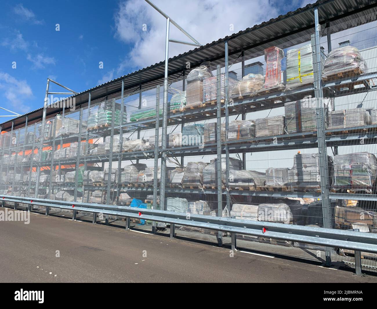 Stock of big store. Outside Stock Photo - Alamy