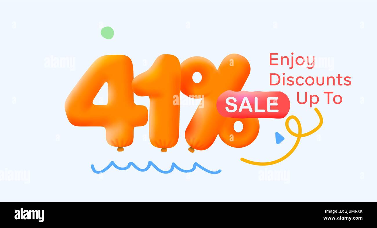 Balloon number 41 Stock Vector Images - Alamy