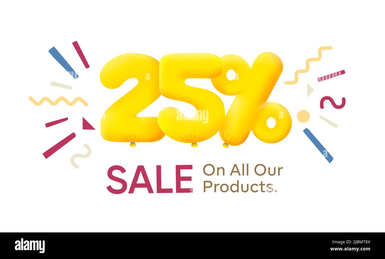 25 percent Cut Out Stock Images & Pictures - Alamy