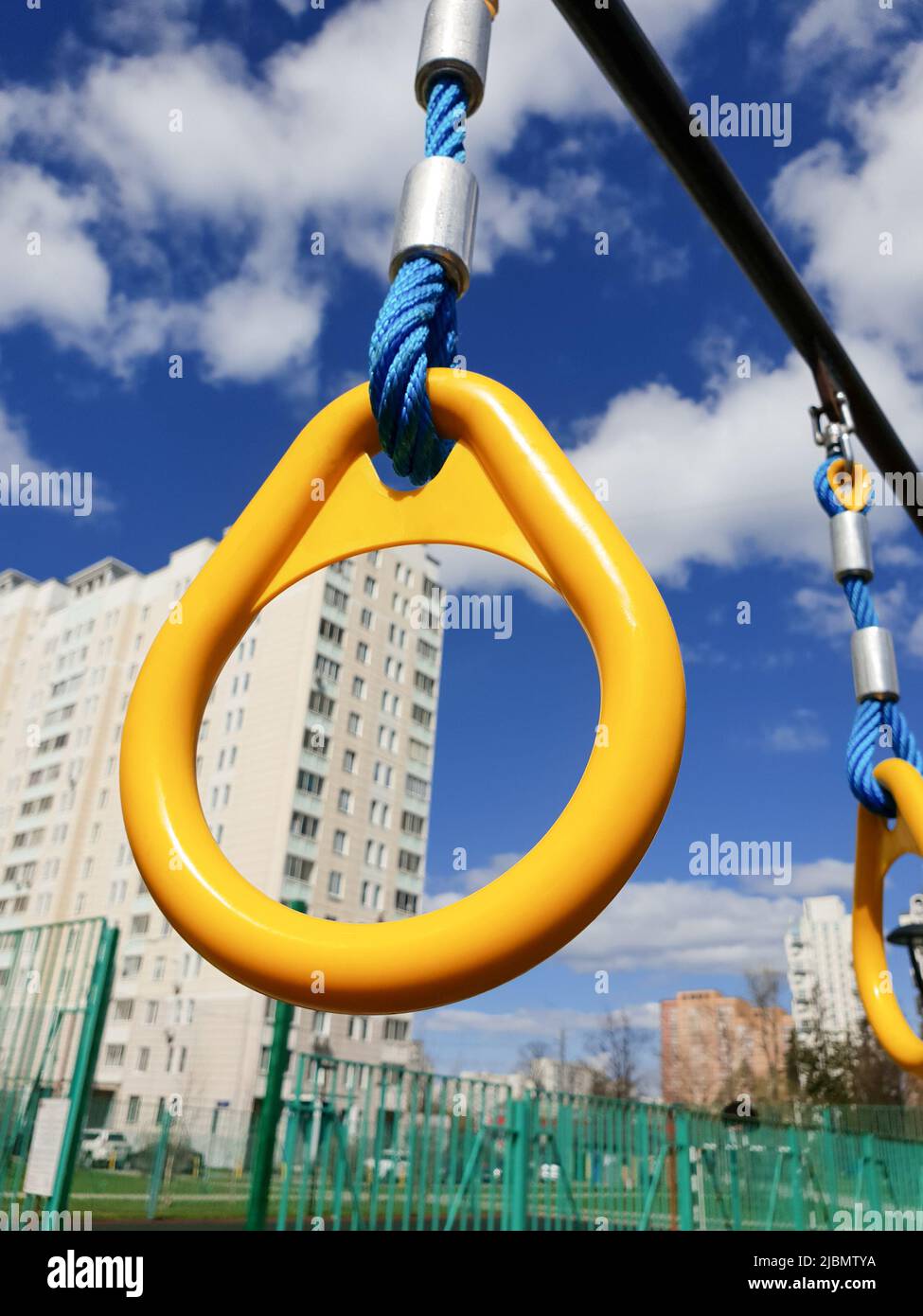 Sports complex with outdoor rings in city of Moscow, Russia Stock Photo ...