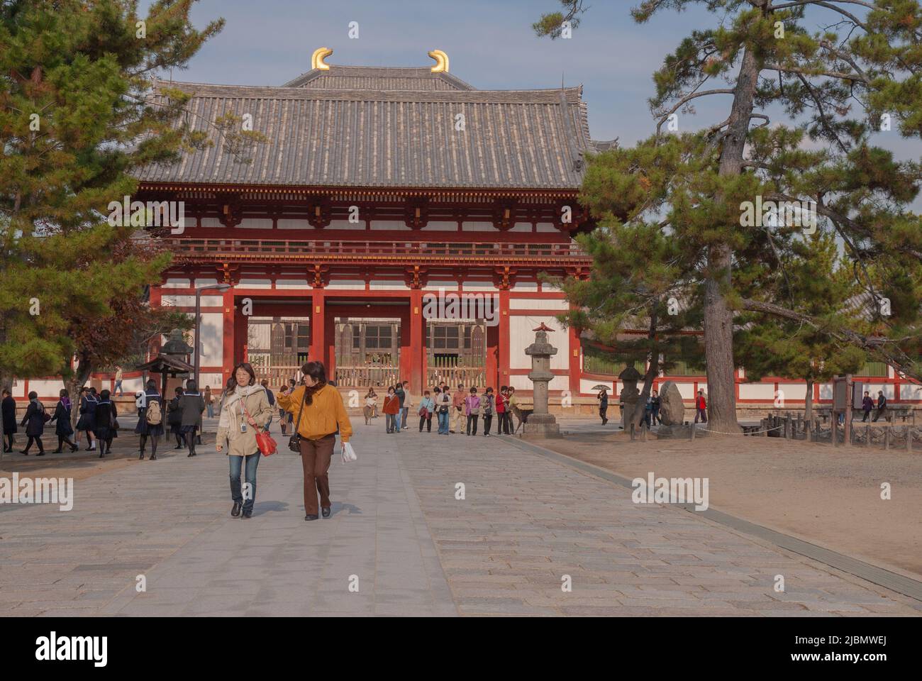 Todaiji Temple Complex in Nara, Honshu, Japan Stock Photo - Alamy