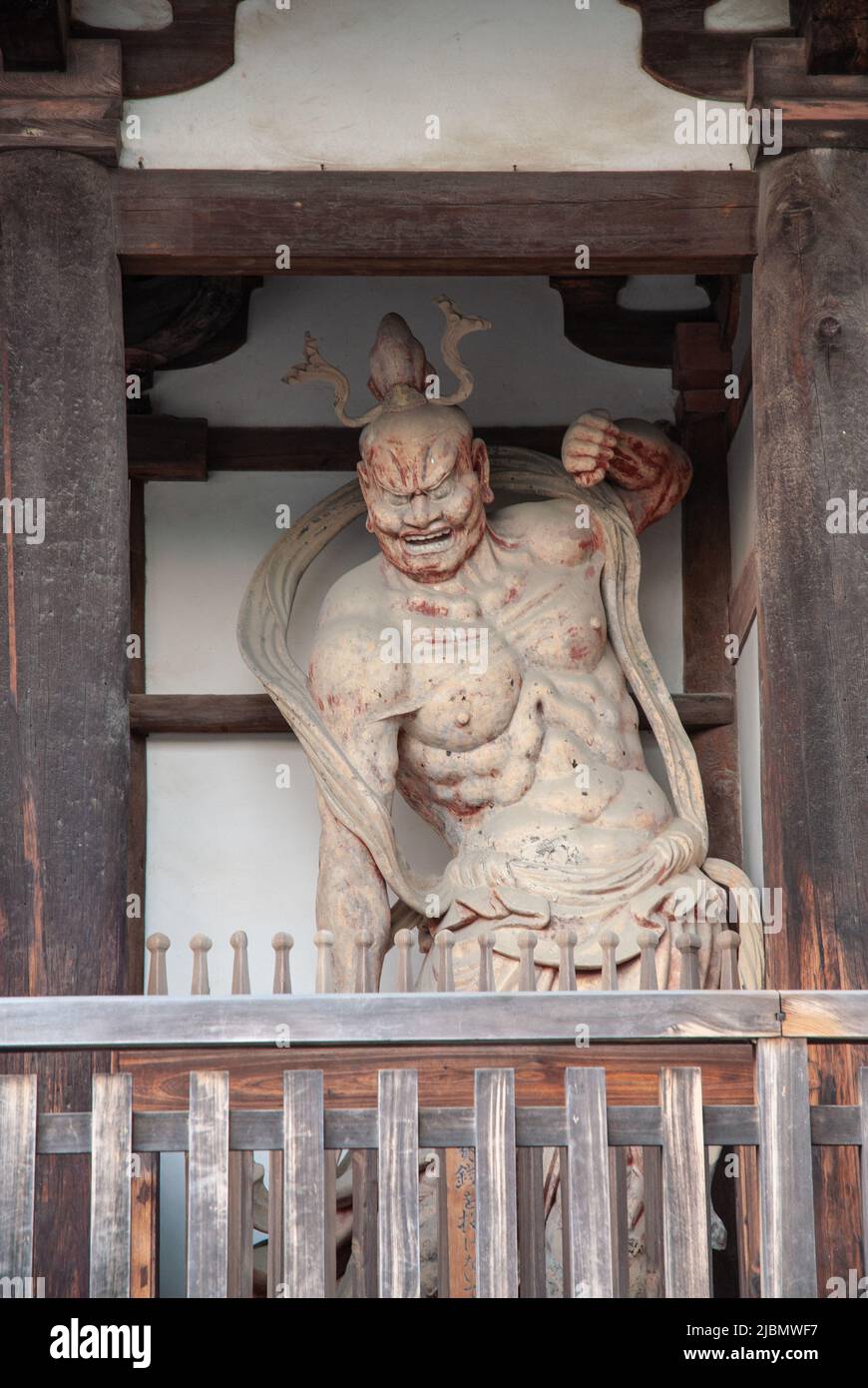 Kongo Rikishi, the guardian god in Todaiji Temple Complex in Nara ...