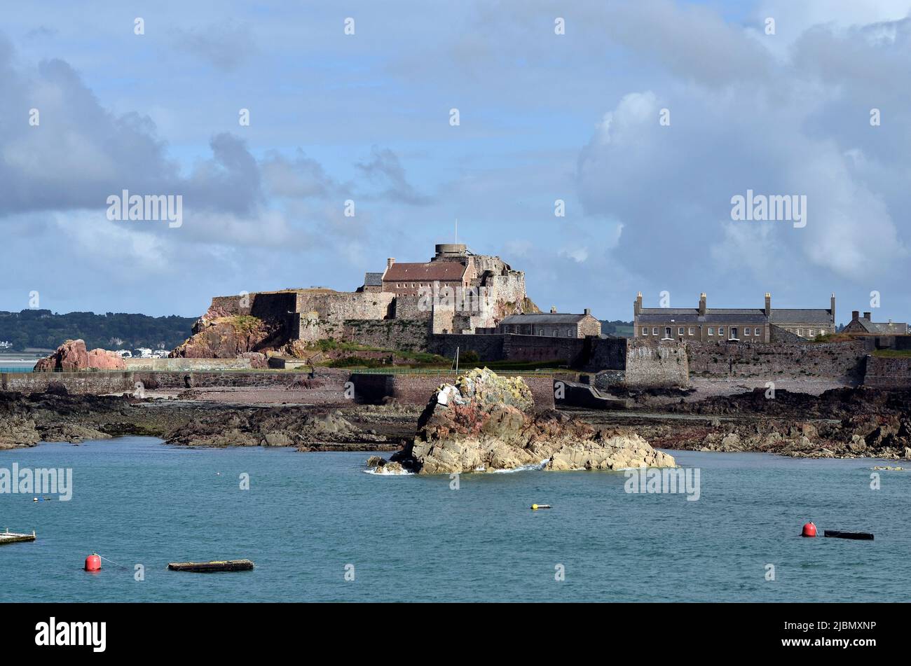 Island fortress elizabeth castle hi-res stock photography and images ...