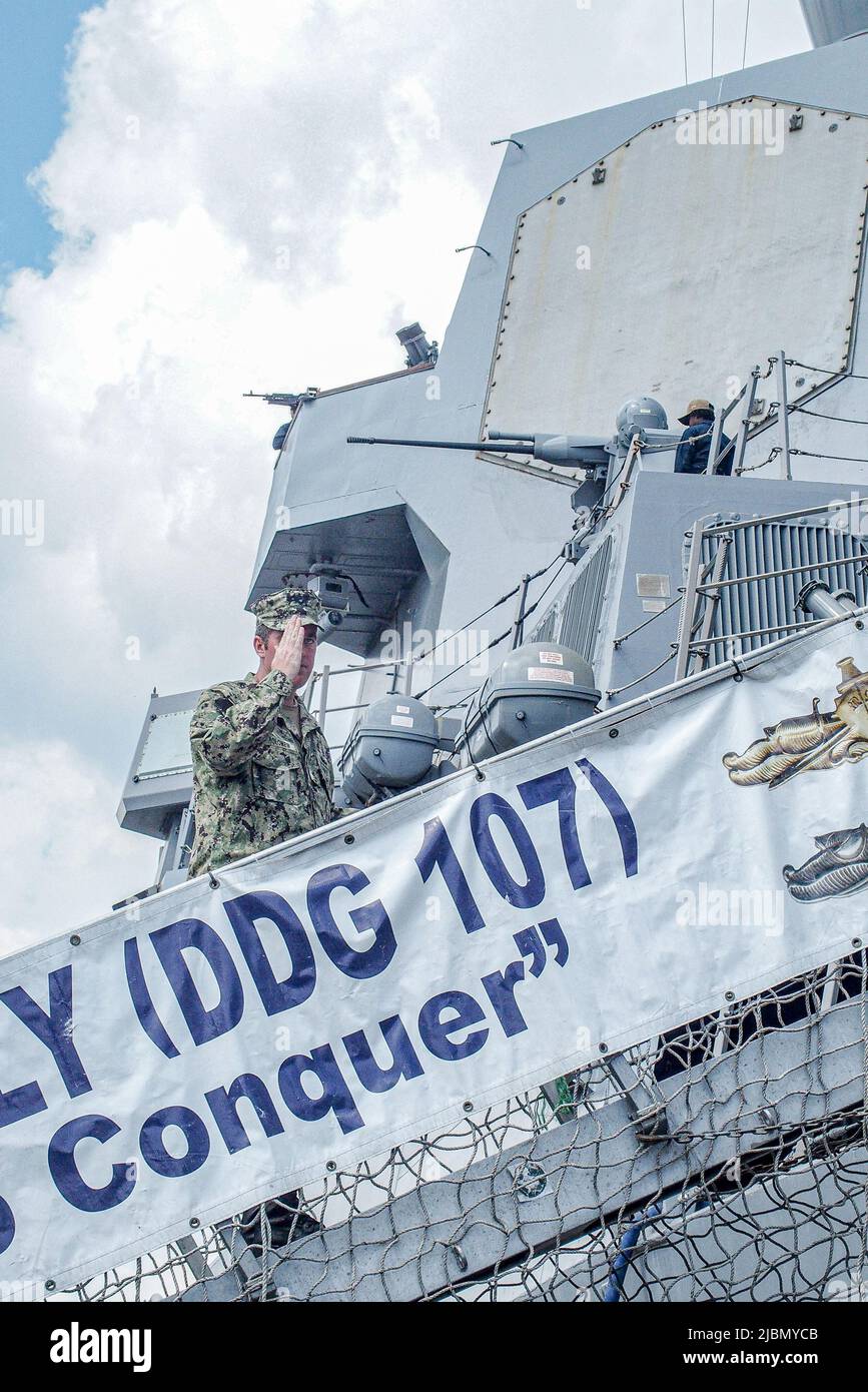 Gdynia, Gdynia, Poland. 7th June, 2022. The Arleigh Burke-class guided ...