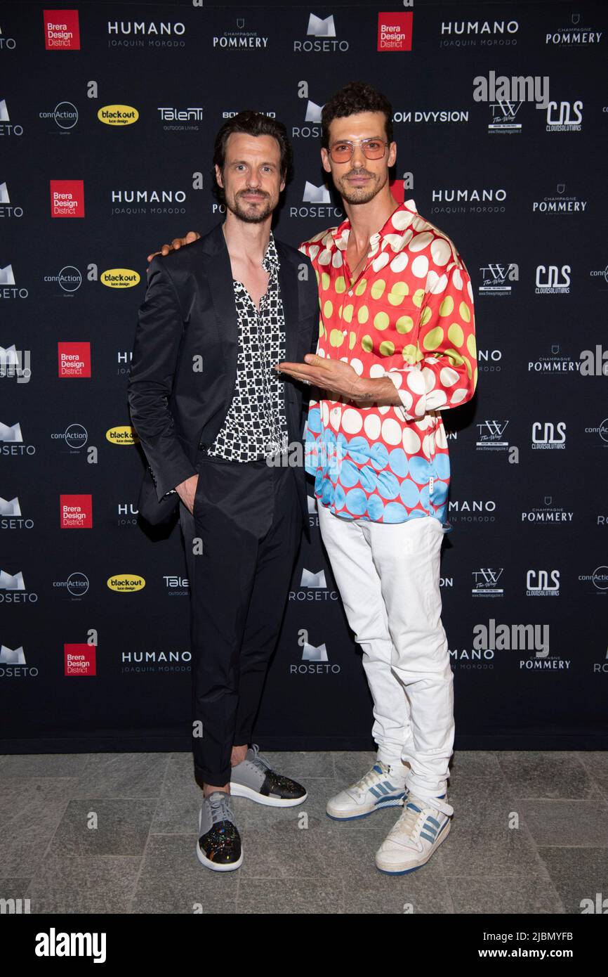 joaquin morodo , jivago santinni 2022 Milan Design Week Opening ...