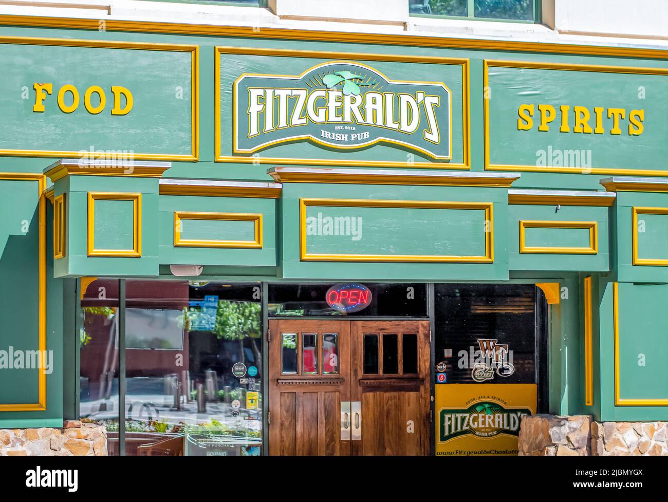 Charlotte, NC/USA - April 26, 2019: Medium horizontal shot of ...