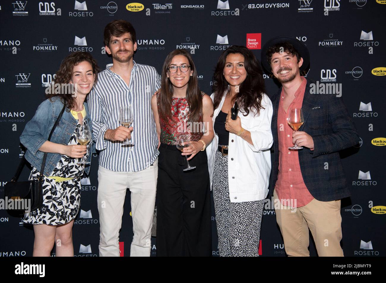 tommaso borioli , valeria de grandis , ? , alessandro my 2022 Milan ...