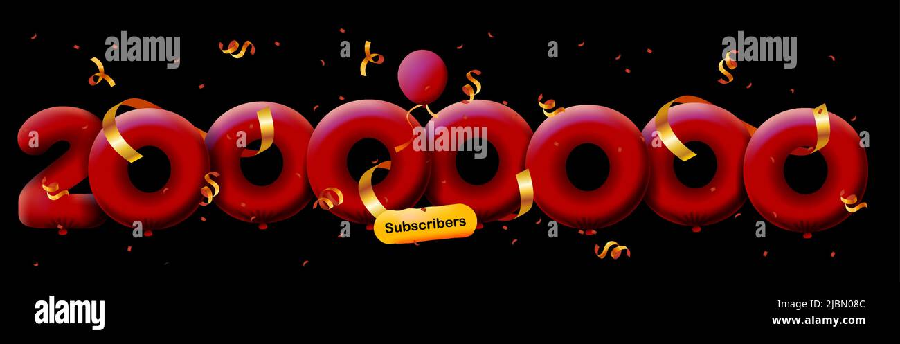 20m follower Stock Vector Images - Alamy